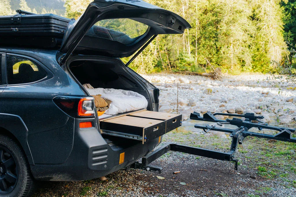 Subaru Outback 2015+ Dual Drawer Storage PreCut Kit – Solid Wood Worx