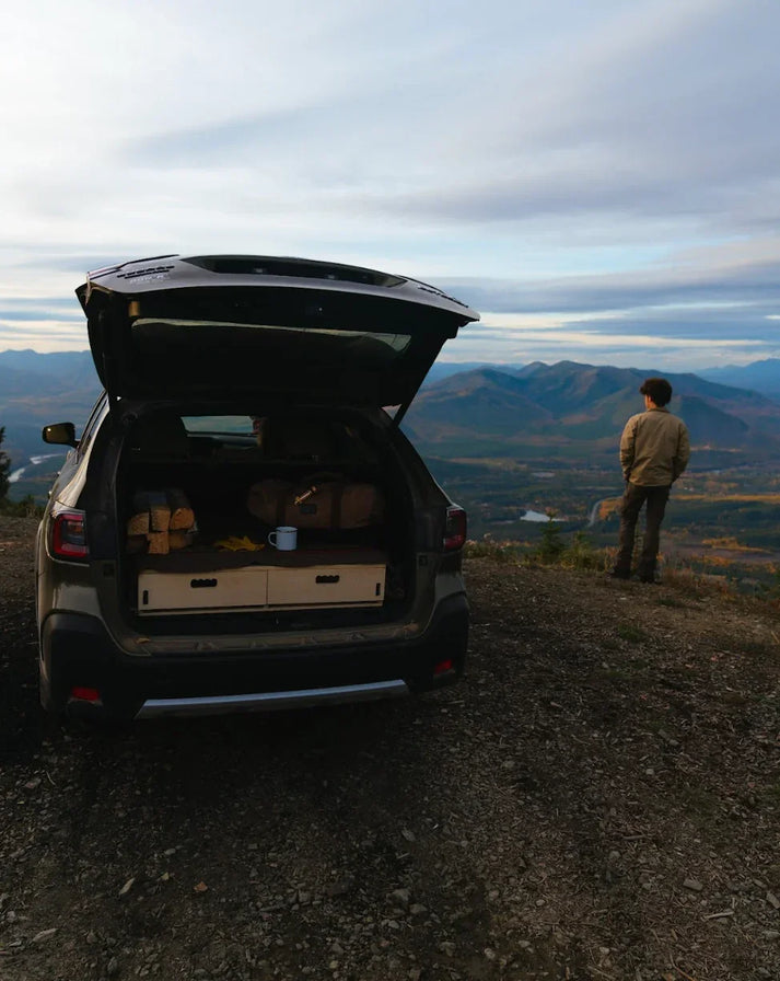 Subaru Outback 2015+ Dual Drawer Storage PreCut Kit – Solid Wood Worx