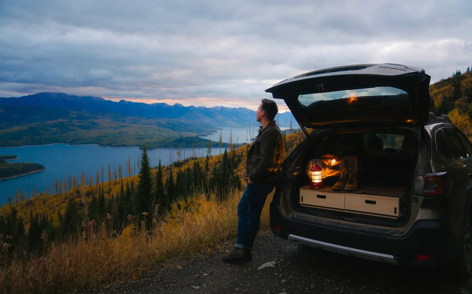 Subaru Outback 2015+ Dual Drawer Storage PreCut Kit – Solid Wood Worx