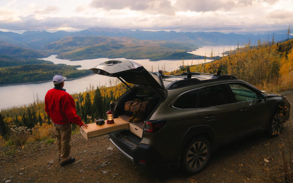 Subaru Outback 2015+ Dual Drawer Storage PreCut Kit – Solid Wood Worx