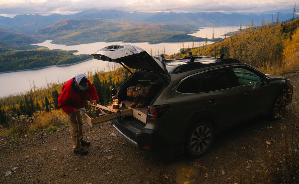 Subaru Outback 2015+ Dual Drawer Storage PreCut Kit – Solid Wood Worx