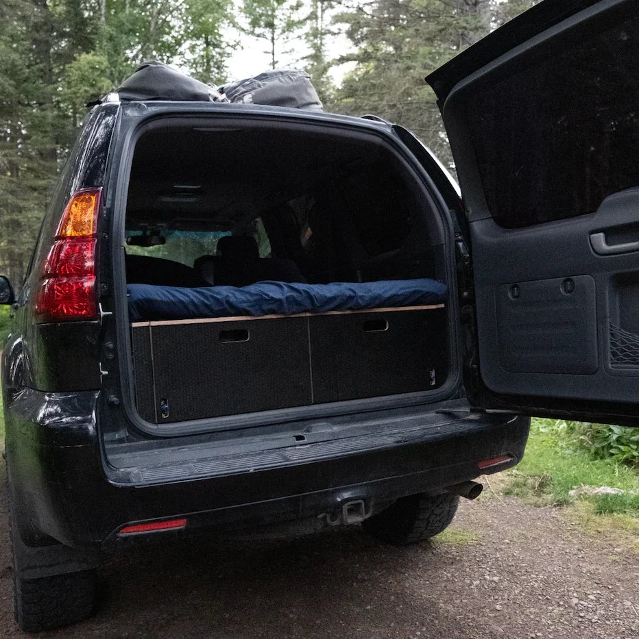 Lexus GX470 03-09 Dual Drawer Storage PreCut Kit – Solid Wood Worx