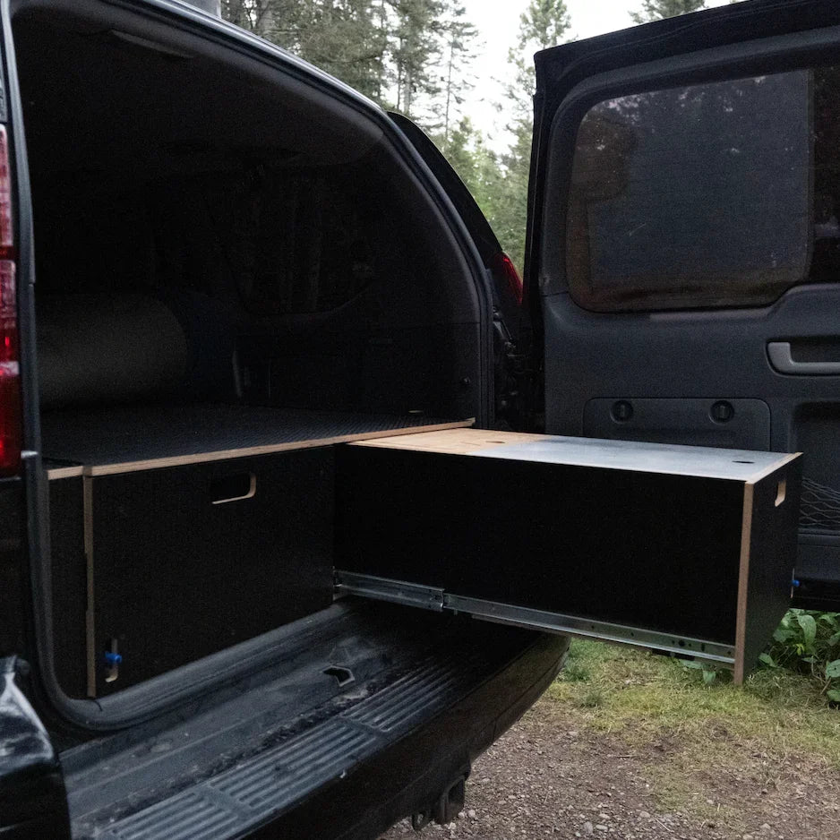 Lexus GX470 03-09 Dual Drawer Storage PreCut Kit – Solid Wood Worx