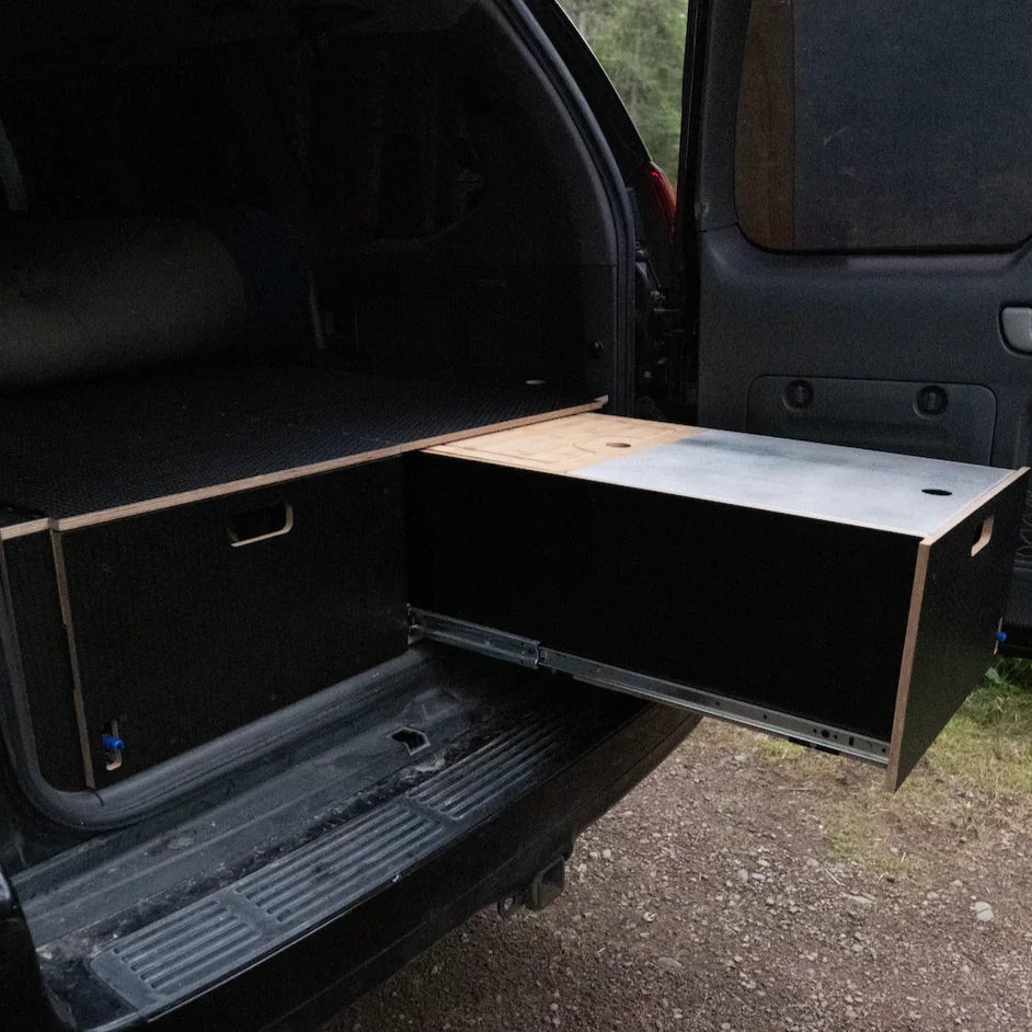 Lexus GX470 03-09 Dual Drawer Storage PreCut Kit – Solid Wood Worx