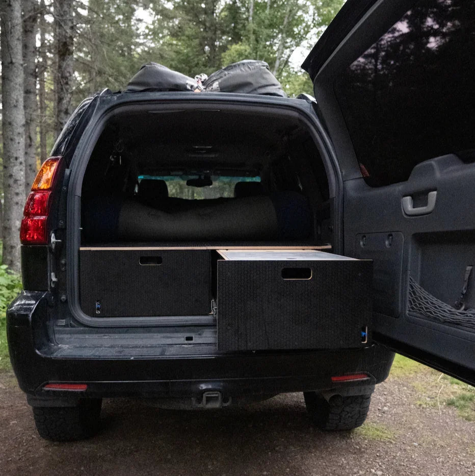 Lexus GX470 03-09 Dual Drawer Storage PreCut Kit – Solid Wood Worx