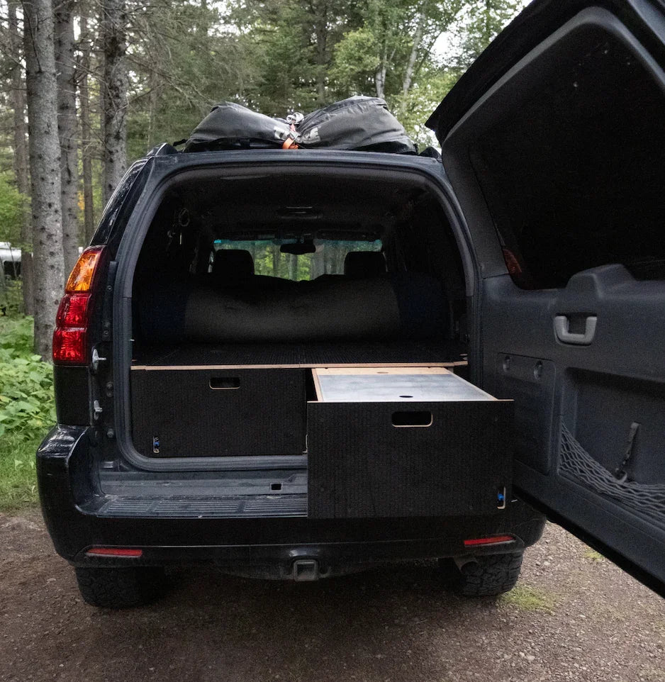 Lexus GX470 03-09 Dual Drawer Storage PreCut Kit – Solid Wood Worx