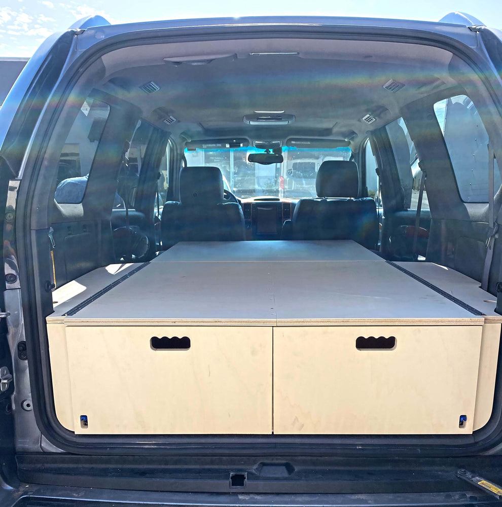 Lexus GX470 03-09 Dual Drawer Storage PreCut Kit – Solid Wood Worx