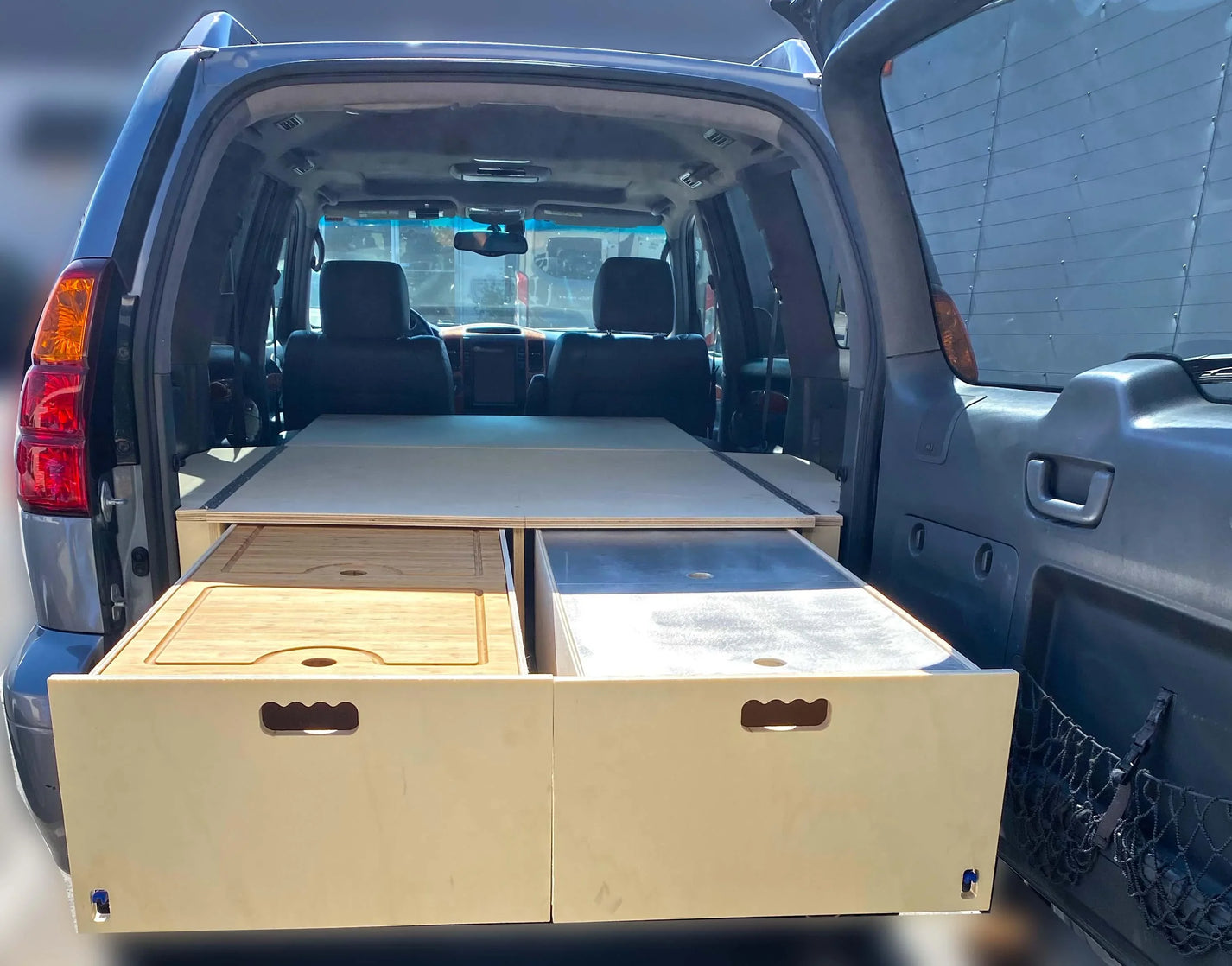 Lexus GX470 03-09 Dual Drawer Storage PreCut Kit – Solid Wood Worx